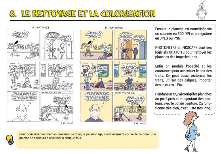 Créer une bande dessinée - Les étapes pour faire une BD / Tuto de dessin