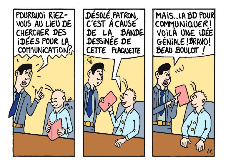 Humour au travail - Une communication innovante. - Dessin-humoristique