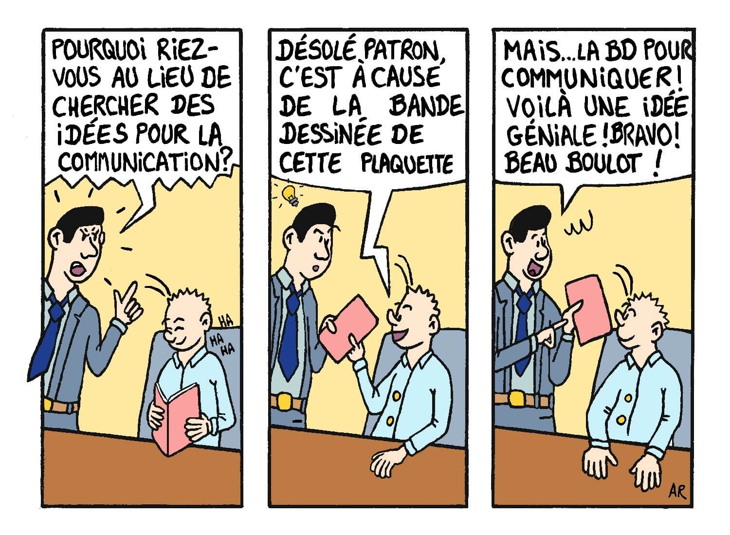 Humour au travail - Une communication innovante. - Dessin-humoristique