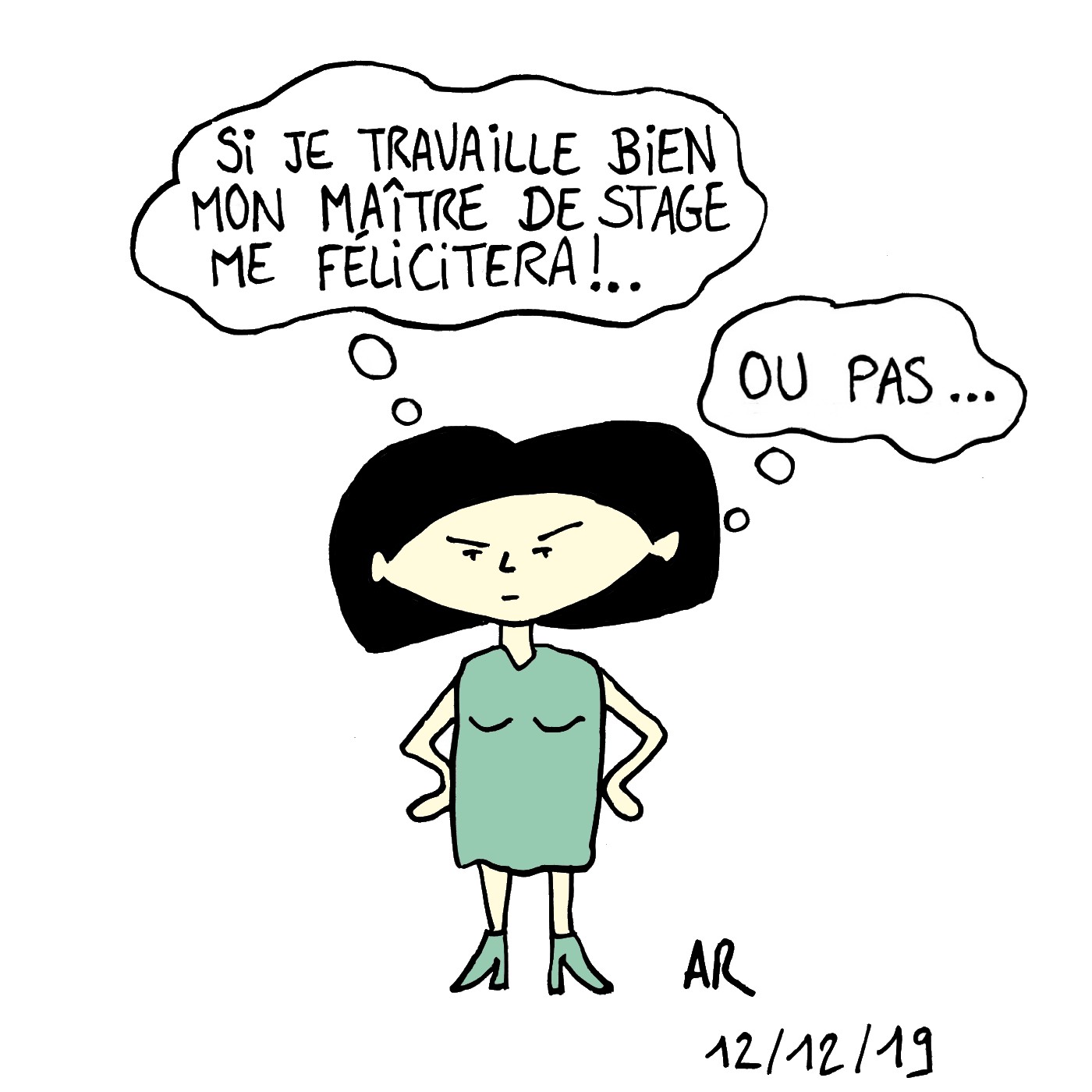La Reconnaissance du stage de travail, ou pas ! - Dessin-humoristique