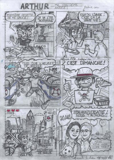 Création de BD personnalisée, illustrateur de bande dessinée