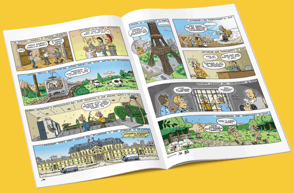 Création de BD personnalisée, illustrateur de bande dessinée